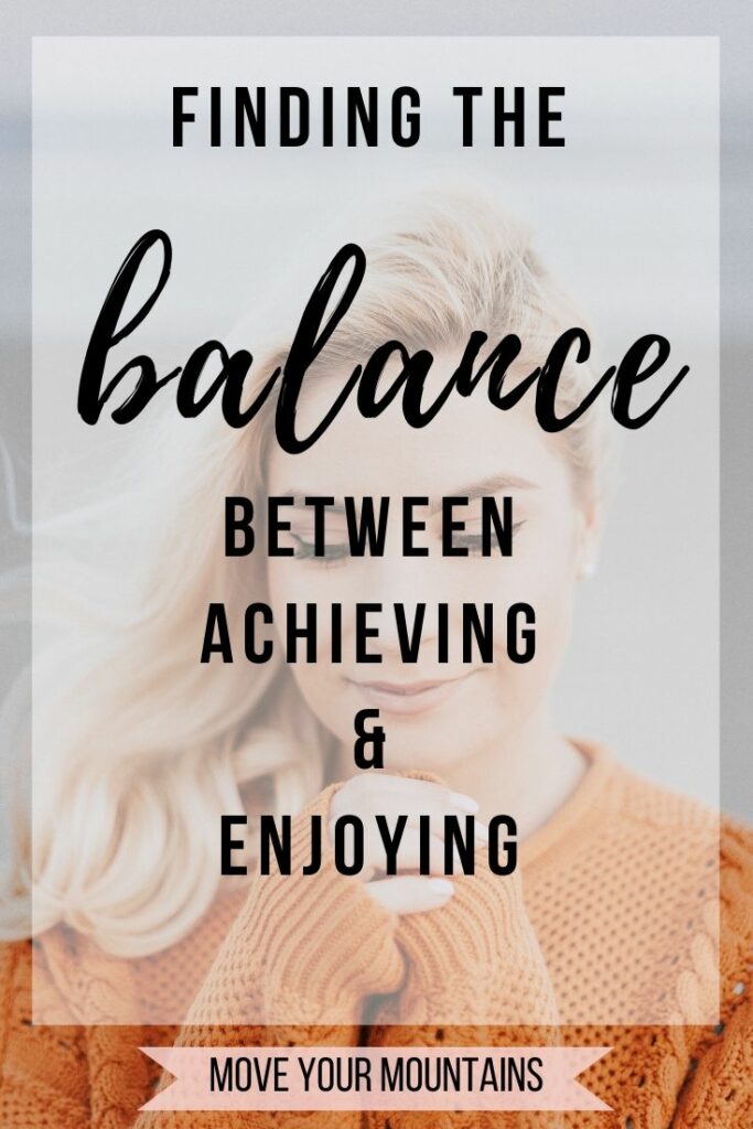 Finding Balance In Life: Achievement vs Enjoyment - Ana McRae