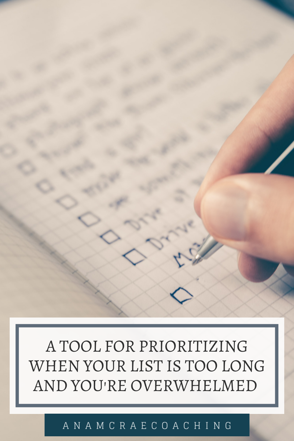 How To Prioritize Any List: The 9 Square Tool - Ana McRae Coaching