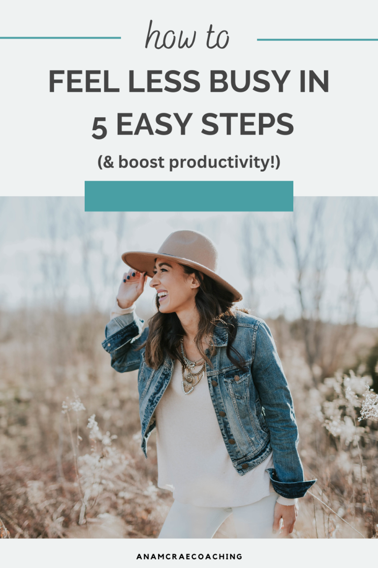 5 Powerful Tips: How To Be More Productive & Feel Less Busy