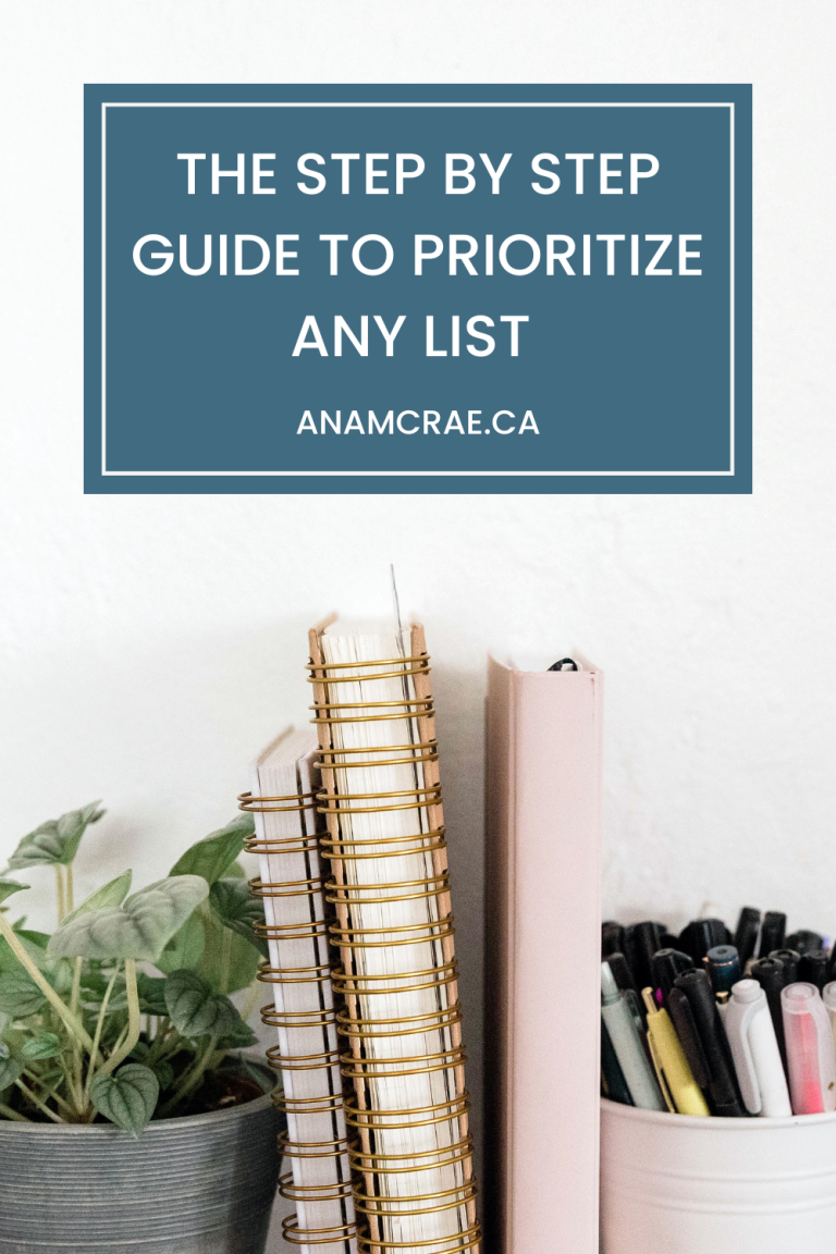 How To Prioritize Any List: The 9 Square Tool - Ana McRae Coaching