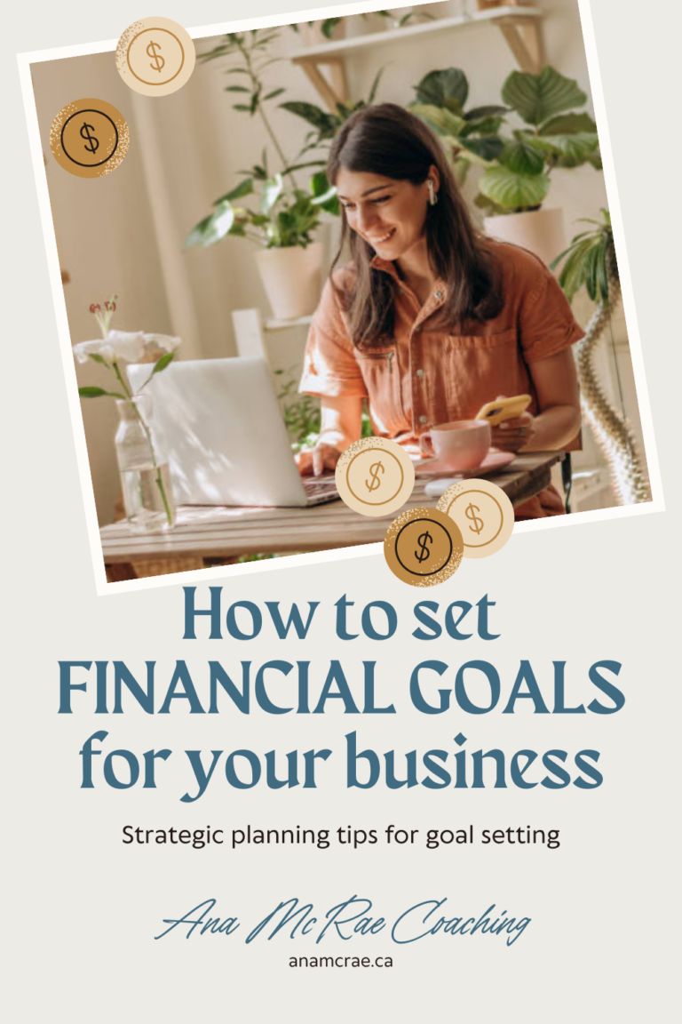 How To Set Purposeful Financial Goals For Your Small Business - Ana ...