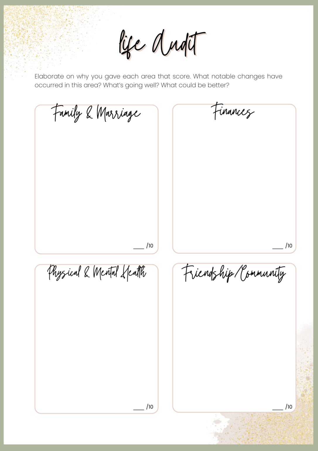 Daily Goal Planner To Achieve Your Goals & Live A Balanced Life